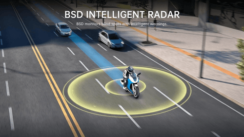 CarPlay & Android Auto Motorcycle Monitor with Integrated Dashcam ...